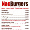 Menu | NacBurger