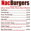 Menu | NacBurger